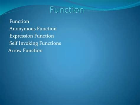 Ppt Functions Powerpoint Presentation Free Download Id12365390