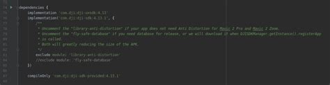 failed to resolve com dji dji uxsdk 4 13 1 show in project structure