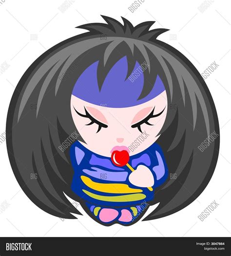 Emo Girl Candy Image And Photo Free Trial Bigstock