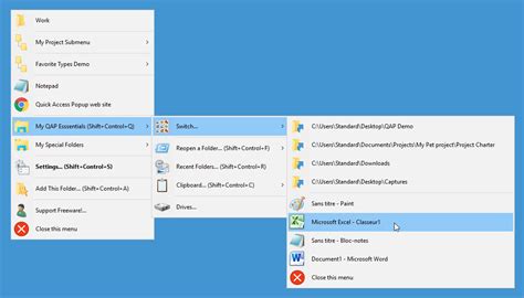 How Is Built The Switch Menu Quick Access Popup
