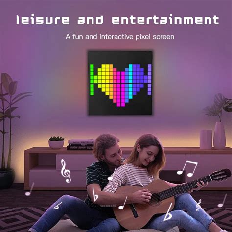 Ws2812b Diy Smart Led Matrix Pixel Panel Lamp Addressable Rgb Pattern Graffiti Scrolling Text