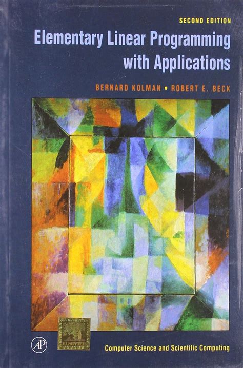 elementary linear programming with applications 2nd edition kolman