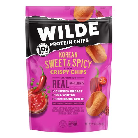 Wilde Korean Sweet And Spicy Protein Chips 85 Oz Same Day Delivery Costco
