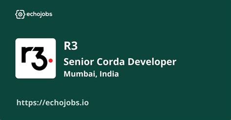 R3 Is Hiring Senior Corda Developer Mumbai India [r Java Kotlin