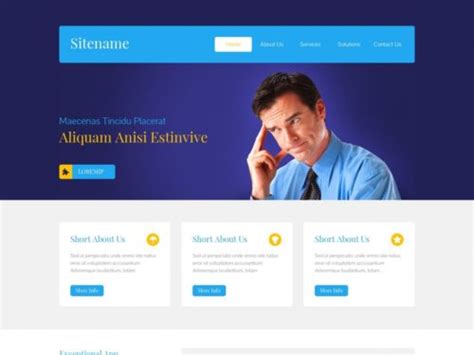 Free Simple Web Template Html 23 Free HTML Templates Free CSS Templates And More