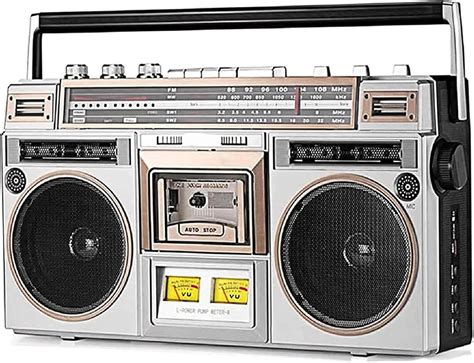 Classic 80s Style Retro Cd Player Boombox Portable Cassette Player Radio Retro Bluetooth Tape