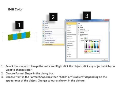 strategic management 3d puzzle linear flow process 5 stages sales diagram