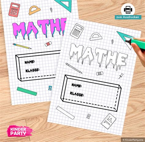 Mathe Deckblätter Zum Ausdrucken Kostenlose Vorlagen