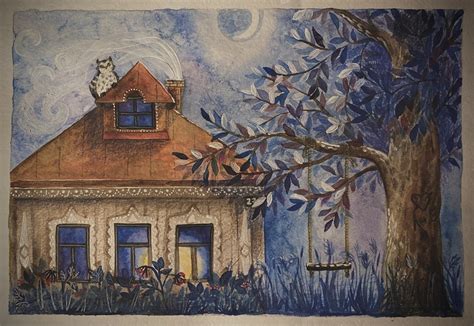 Иллюстрация Ночь