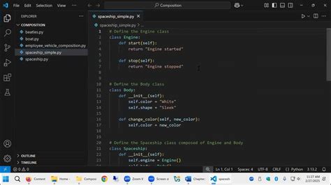 Python Oop Composition Youtube