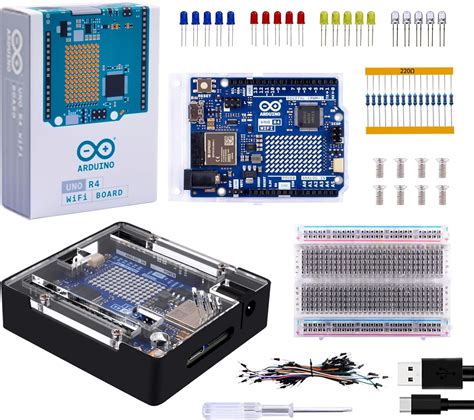 Geeekpi Matel Case For Arduino Uno R4 Wifi With Uno R4 Wifi Board L… Superornot