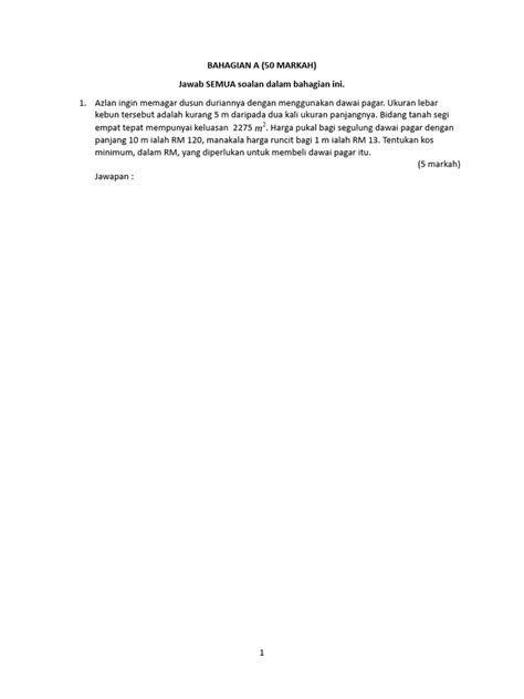 Soalan Ppt Add Maths K2 2023 Pdf