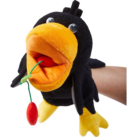 Theo The Raven Glove Puppet Handpuppen Handschuhpuppen Geschenke