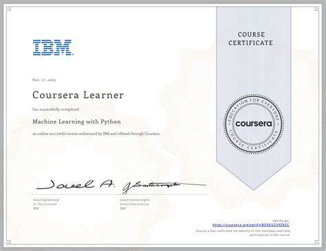 Machinelearning Datascience Python Ibm Certificationcomplete Alwayslearning Lahari
