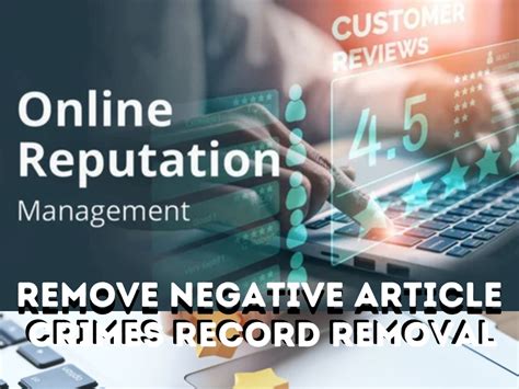 Bad Record Negative Link Removal Criminal Record Article News Removal Upwork
