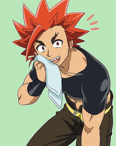 Download Animated Character Xander Shakadera Biting Towel Wallpaper