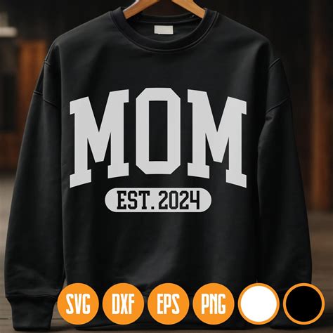 Mom Est 2024 Svg Mom Est 2024 Png Etsy