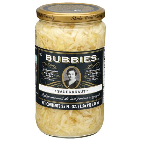 Bubbies Sauerkraut Wegmans At Betty Coleman Blog