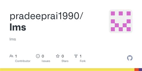Github Pradeeprai1990 Lms Lms