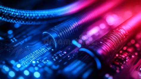 Intelligent Technology Neural Network Graphic Big Data Protection Data Stream Modern Data