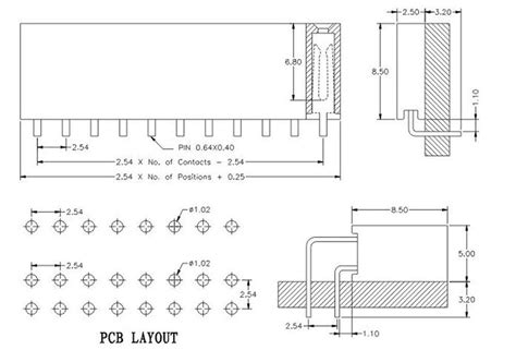 Pin Header Female Double Right Angle X Pin Makers Electronics