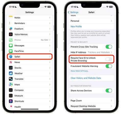 Disable Iphone Private Browsing Authentication In Safari Macrumors