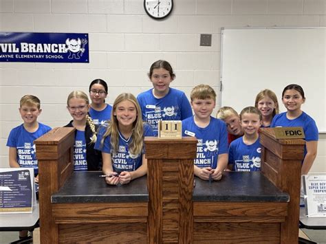 Blue Devil Branch Reopens At Wayne Elementary School State Nebraska Bank And Trust Of Wayne