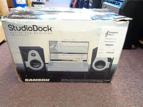 Samson StudioDock 4i Active USB Monitors | Reverb