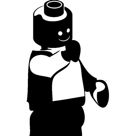 Pegatina Sonriendo Robot MINIVINILOS Fun Ambiance Sticker