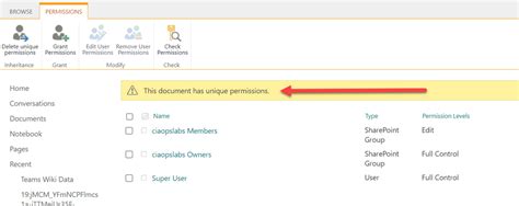 reset sharepoint online document library permissions script ciaops