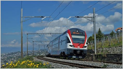Der SBB RABe 511 101 von Genève nach Romont bei Grandvaux ...