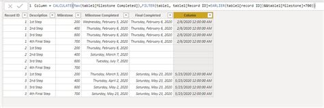 Solved Earlier Or Lookup Value Any Measure Column That Co