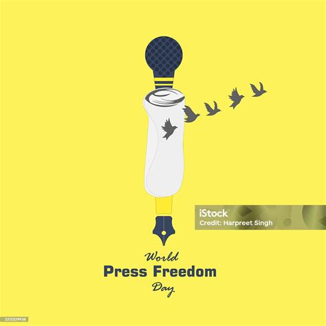 세계 언론 자유의 날은 세계 언론의 날 벡터 일러스트레이션으로도 알려져 있습니다 5월 3일 0명에 대한 스톡 벡터 아트 및 기타