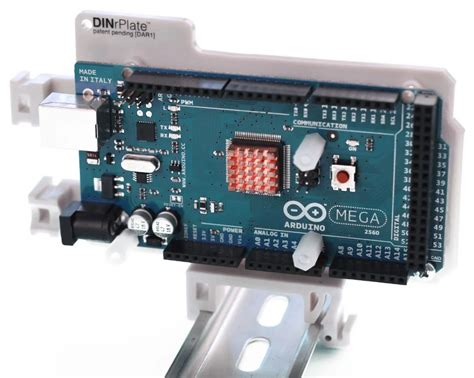 Dinrplate Dar1 Hutschienenhalter Für Arduino Uno Mega Grau Kaufen Bei Berrybase