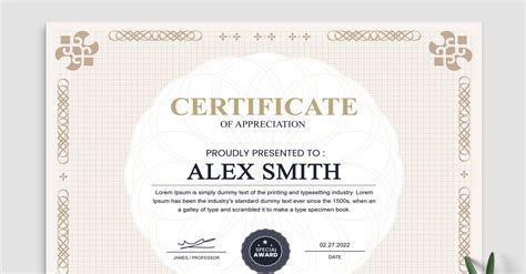 Multipurpose Certificates Layout 376317 Templatemonster