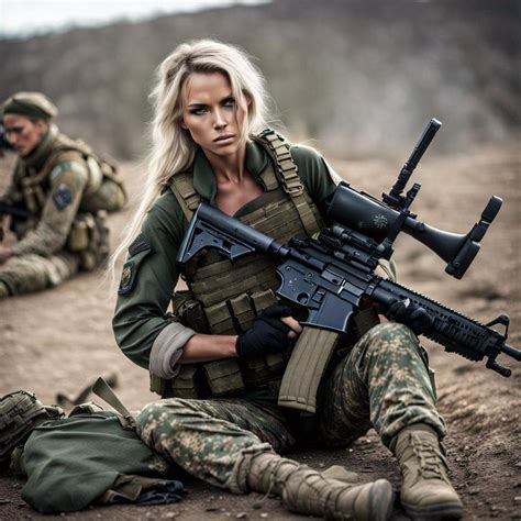Sexy Female Soldiers Dying On The Battlefield By Jablonski1027 On