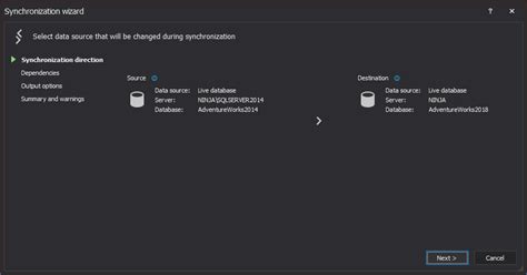 How To Compare Sql Server Database Schemas