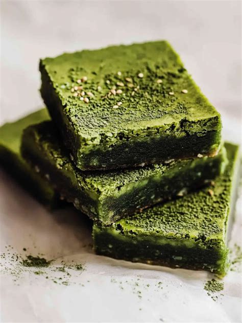 Easy Matcha Brownie Mochi Brochi Delicious Chewy Delight