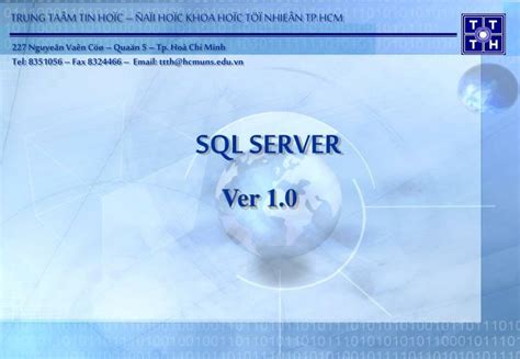 ppt sql server powerpoint presentation free download id 4589717