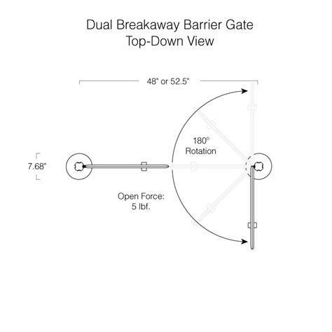 Dual Breakaway Barrier Gate