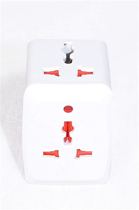 Rr 3 Way Multi Plug Adapter Socket Universal Travel Adaptor 5 Piece