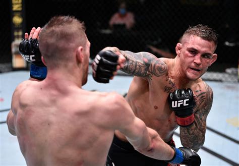 Dustin Poirier Defeats Conor Mcgregor By Knockout At Ufc 257 Los Angeles Times
