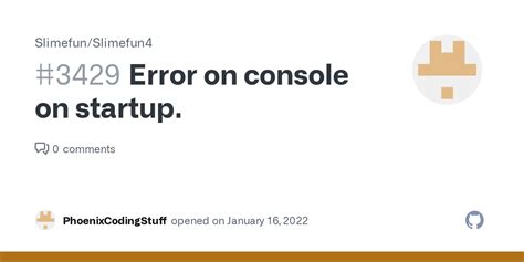 error on console on startup · issue 3429 · slimefun slimefun4 · github