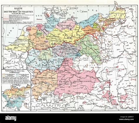 German Dialects Map Spread Of The German Language