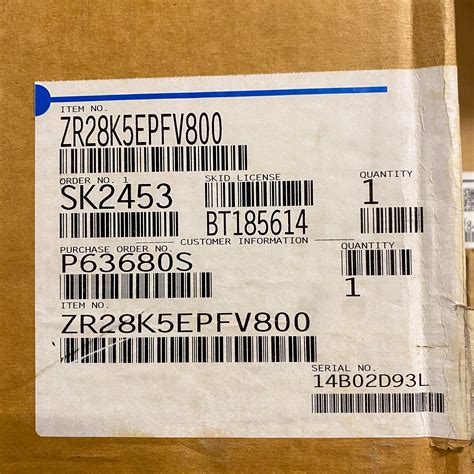 Copeland Scroll Compressor Home Ac Parts