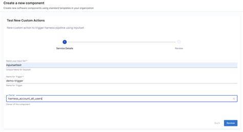 Configuring Workflow Actions Harness Developer Hub