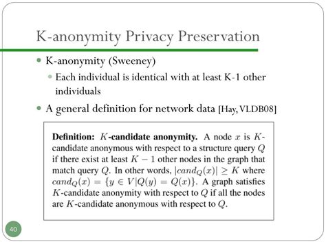 ppt a tutorial of privacy preservation of graphs and social networks