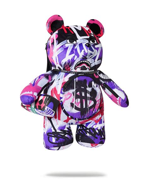 Backpack Sprayground Vandal Couture Teddy Bear