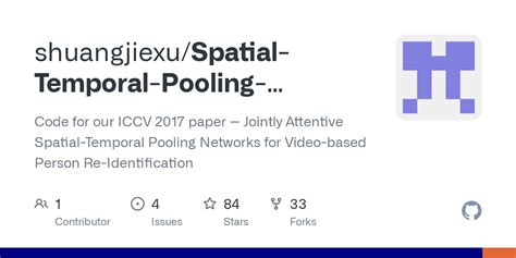 Github Shuangjiexu Spatial Temporal Pooling Networks Reid Code For Our Iccv 2017 Paper