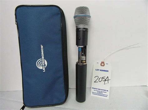 Lectrosonics Dhu Digital Handheld Transmitter W Shure Beta 87c Capsule 470 607 Mhz Joseph Finn